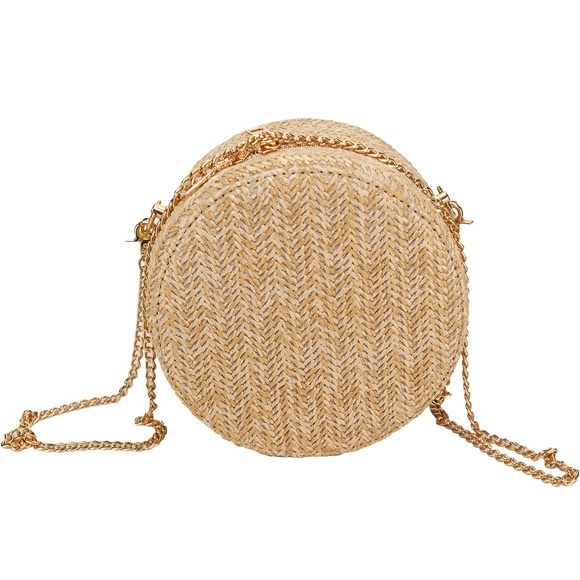 Bags | Women Round Rattan Crossbody Bag Summer Straw Bags | Poshmark